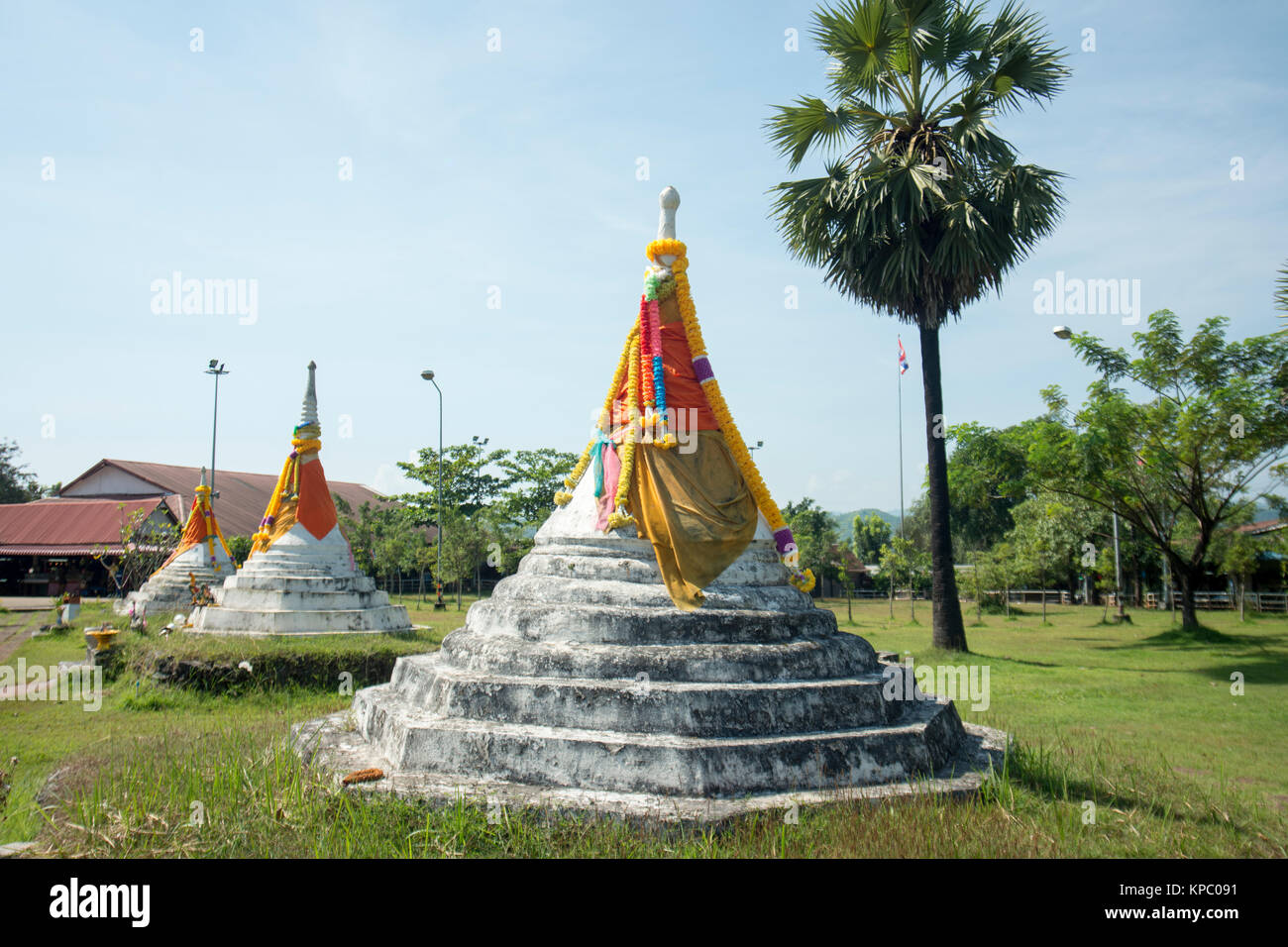 the three Pagodas on the the Three Pagoda pass near the Village of ...
