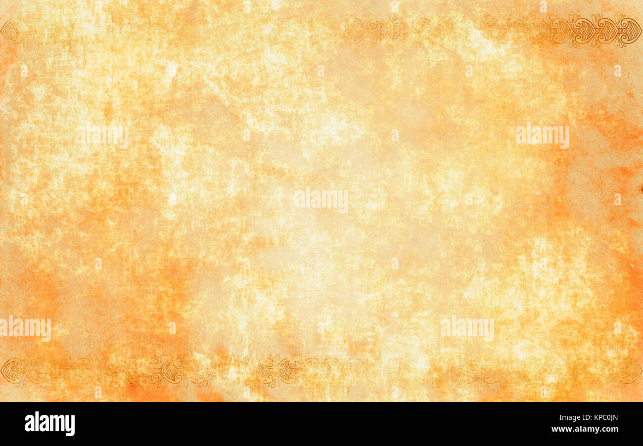 Old grunge paper background with old patterns Stock Photo - Alamy