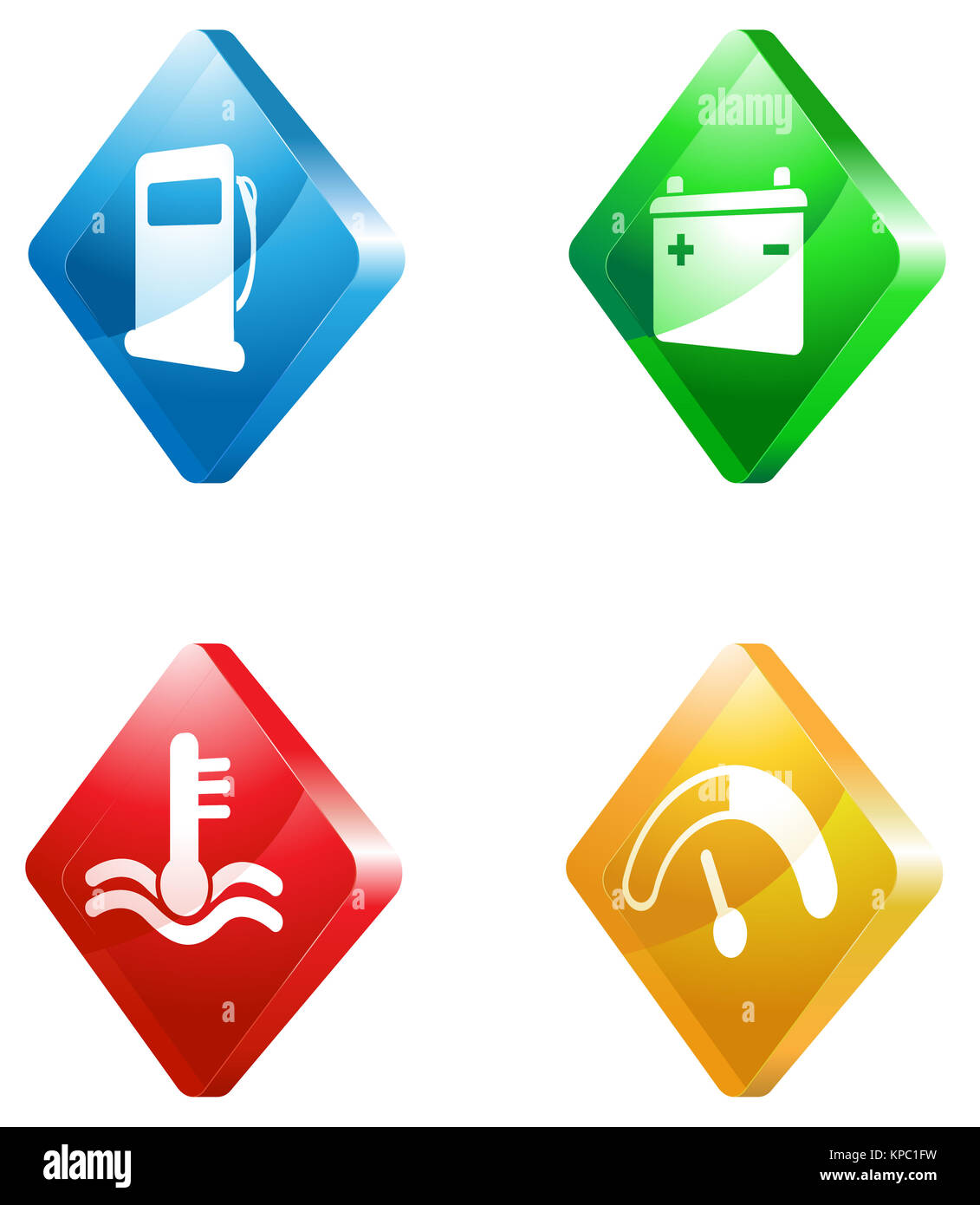 car service glass transparent color icon set Stock Photo - Alamy
