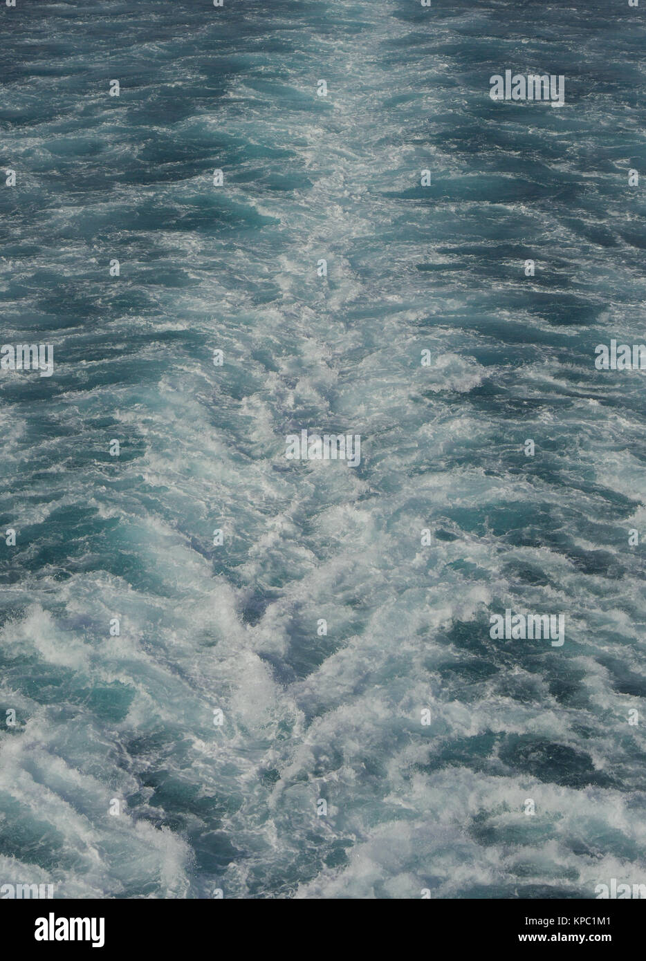 Wake caused by a cruise ship Stock Photo - Alamy