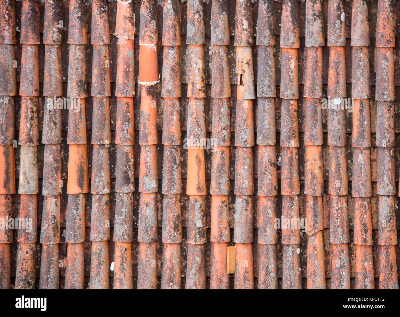 Antic Tile texture on the roof of an old Turaida castle in Latvia ...