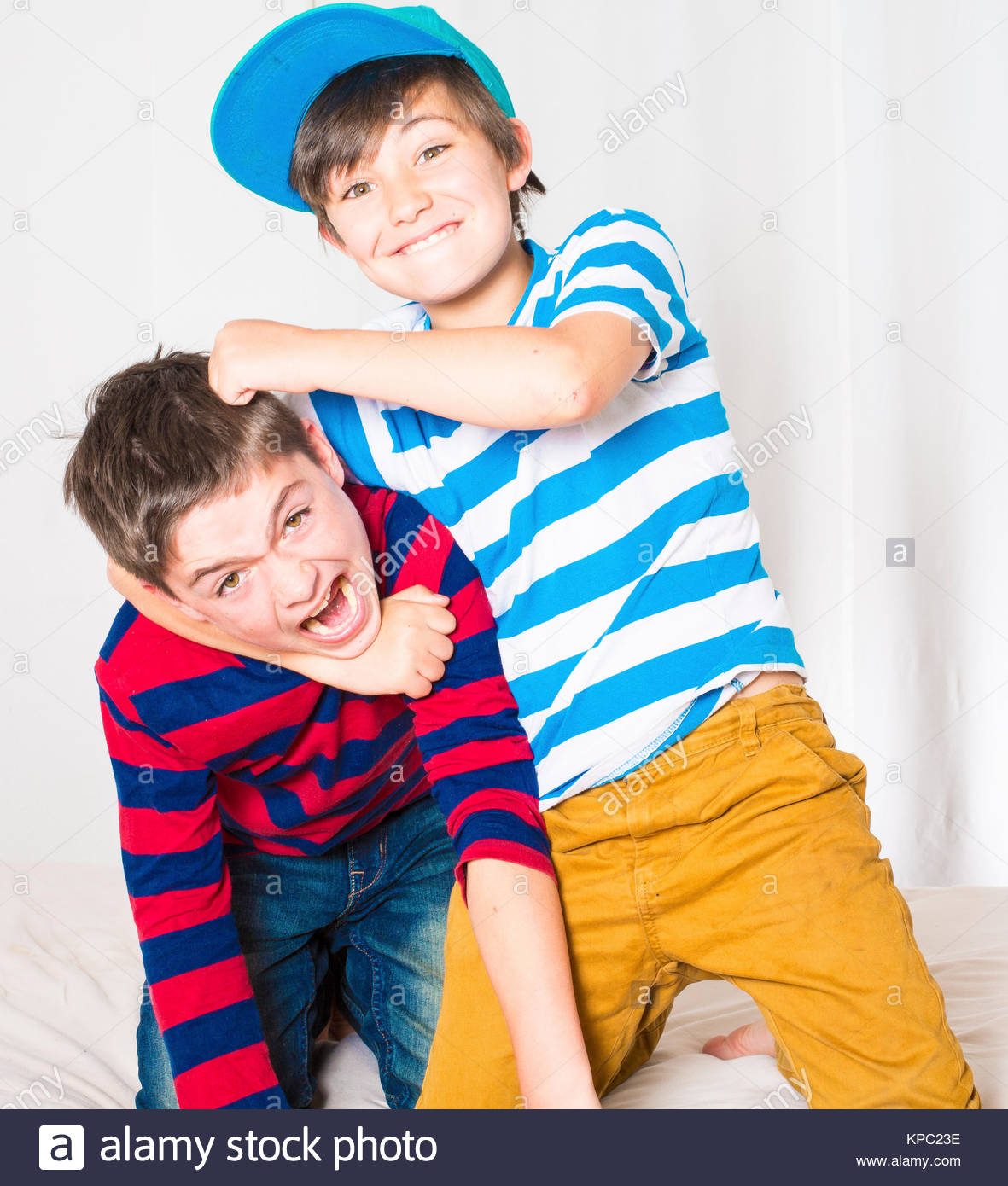 Boys Play Fight Home Stock Photos & Boys Play Fight Home Stock Images ...
