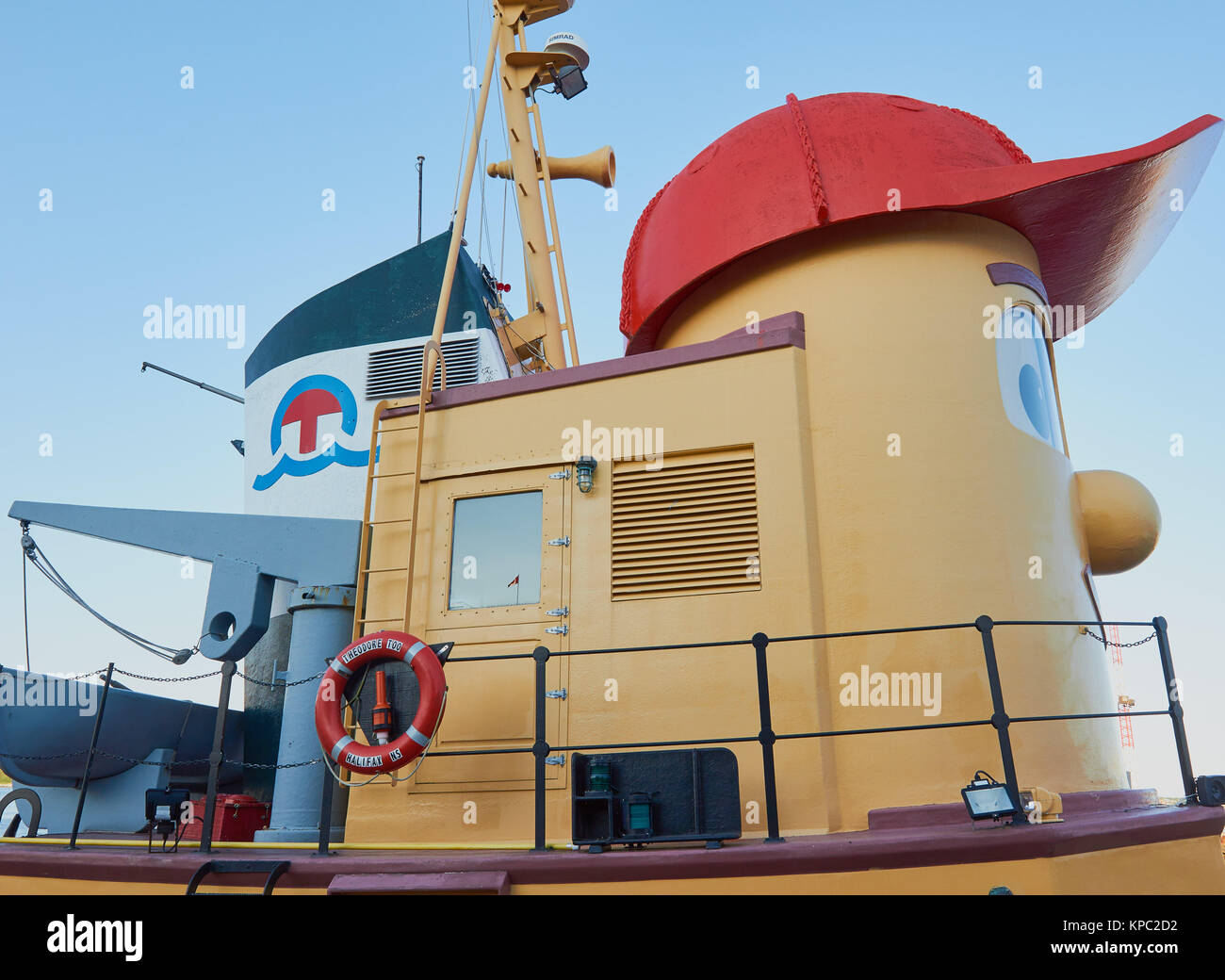 Theodore Too a fullsize replica of Theodore Tugboat, star of a Canadian ...