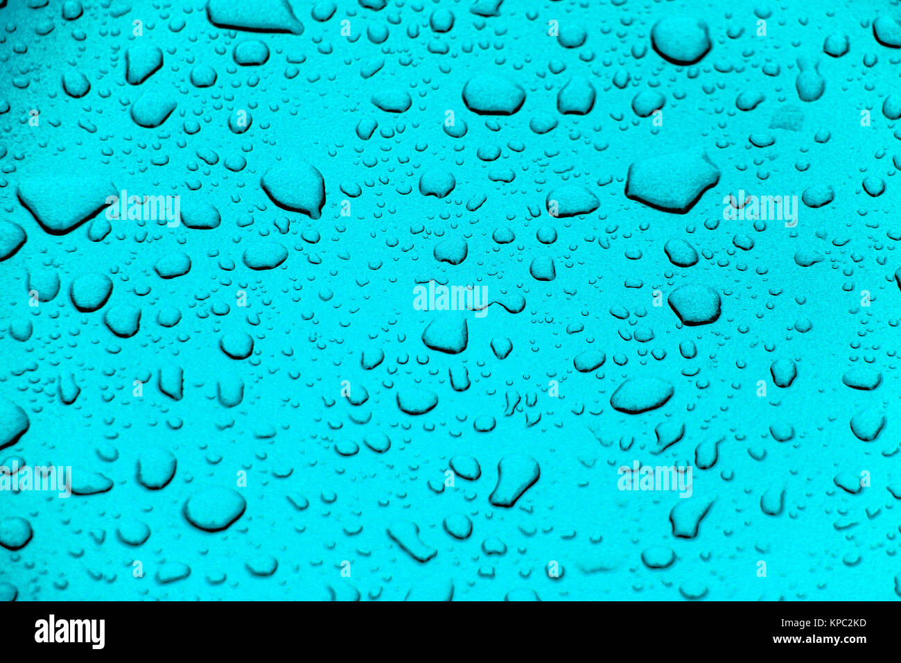 Water drops on metal texture grey steal colored Stock Photo - Alamy