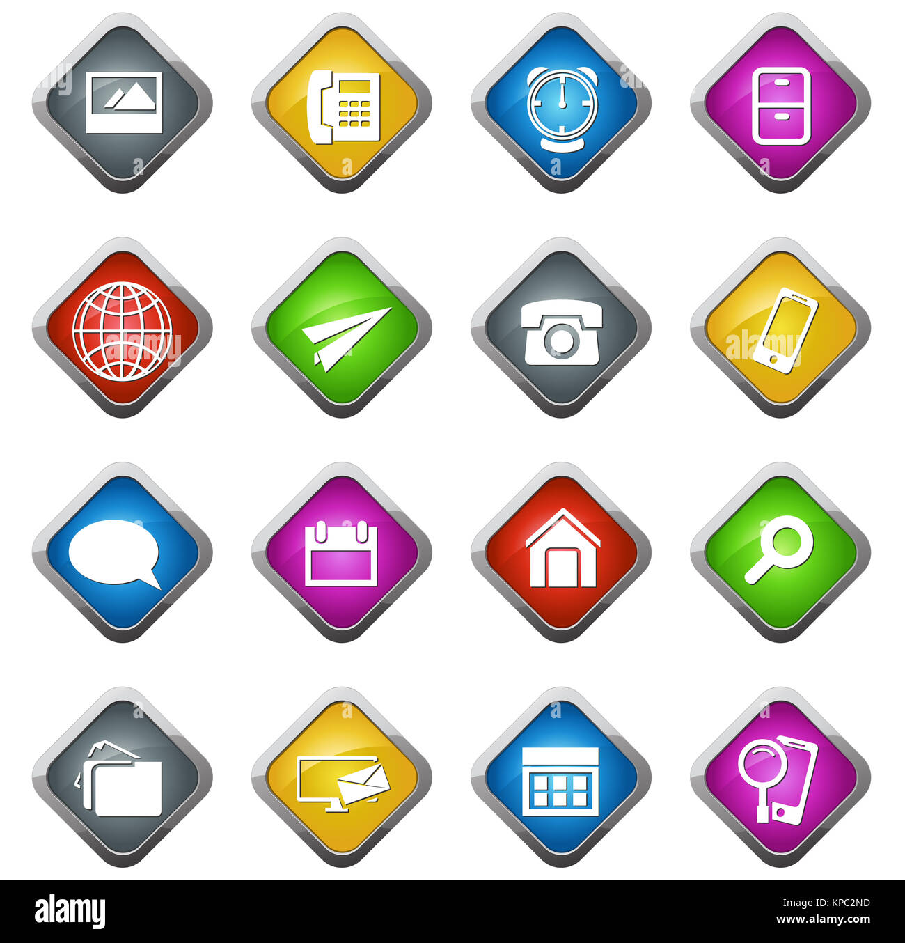Community icons set Stock Photo - Alamy