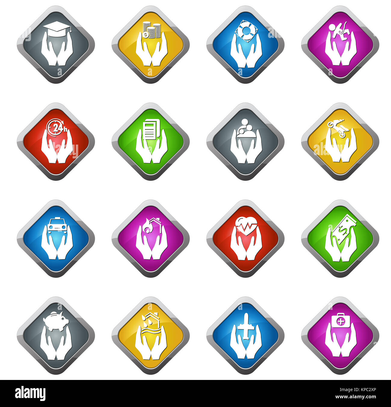 Hands money heart in Cut Out Stock Images & Pictures - Alamy