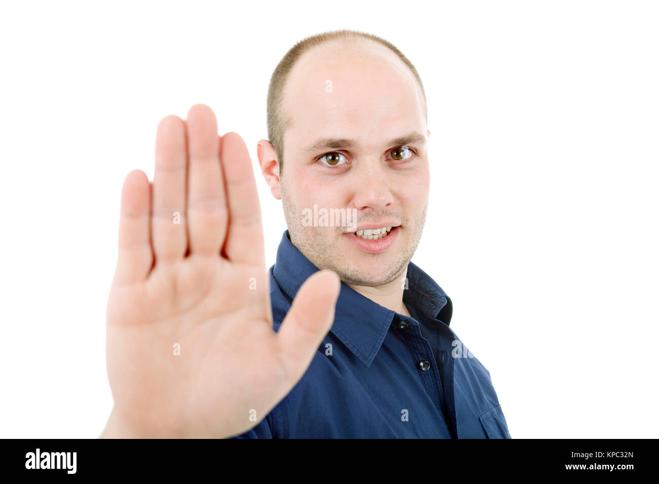 Halt sign hi-res stock photography and images - Alamy