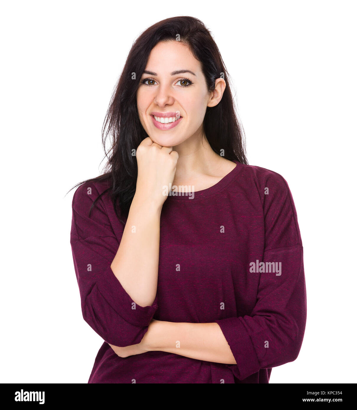 Confident woman portrait Stock Photo - Alamy