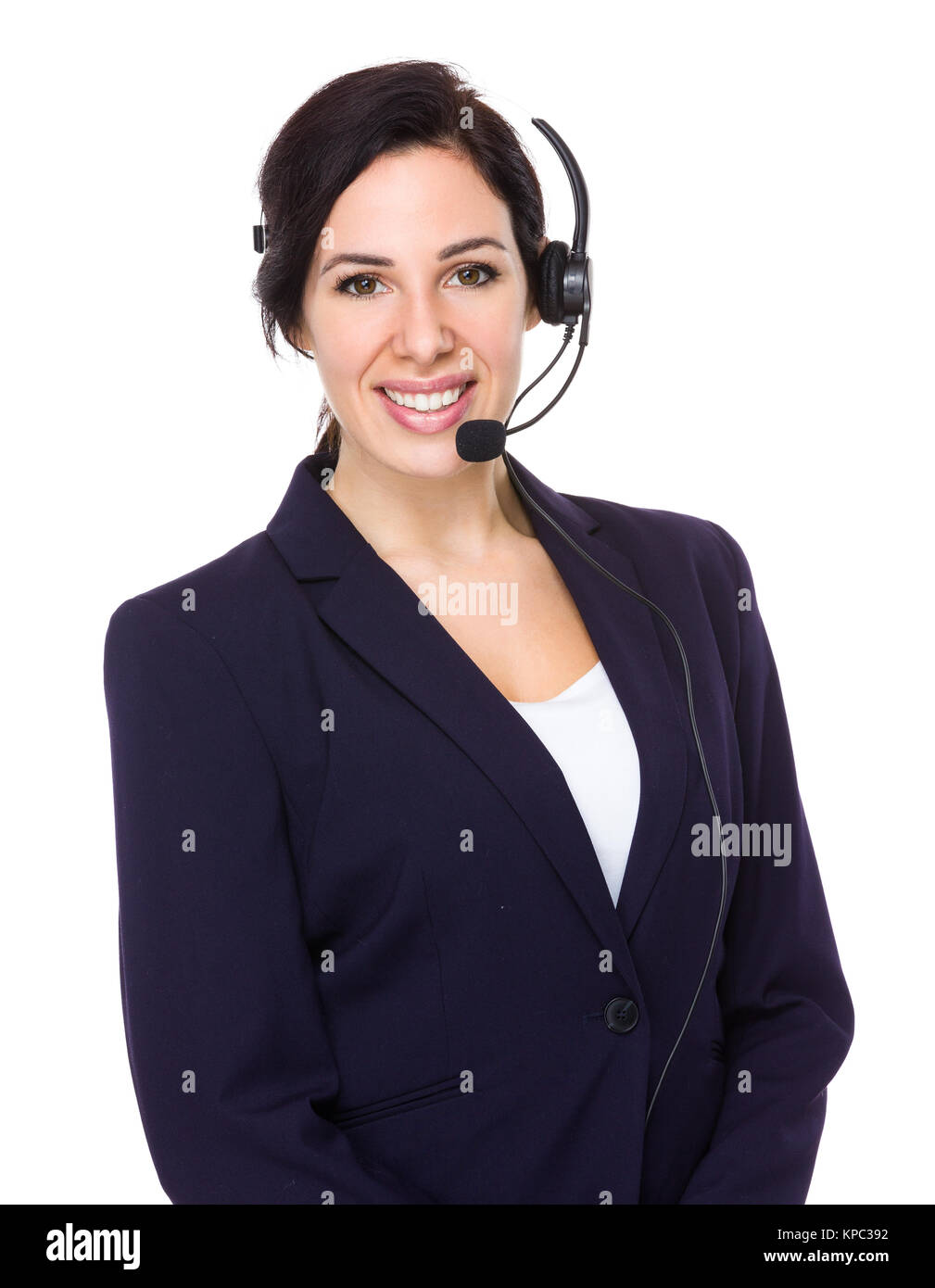 Customer services officer Stock Photo - Alamy