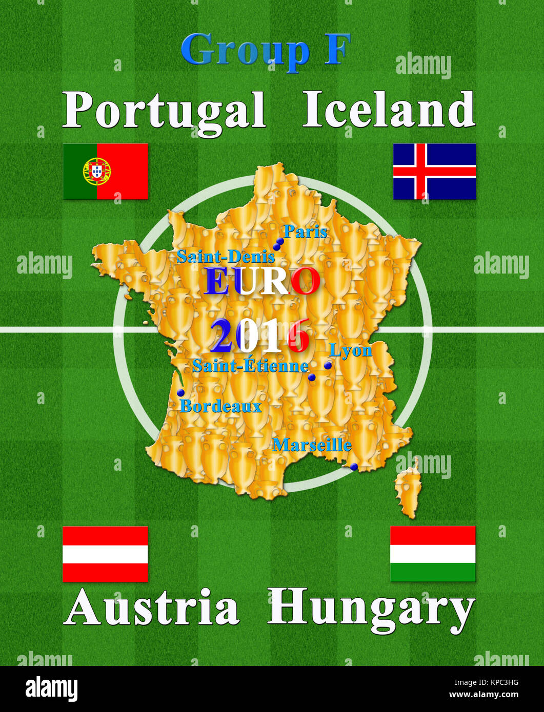 EURO 2016 group F Stock Photo - Alamy