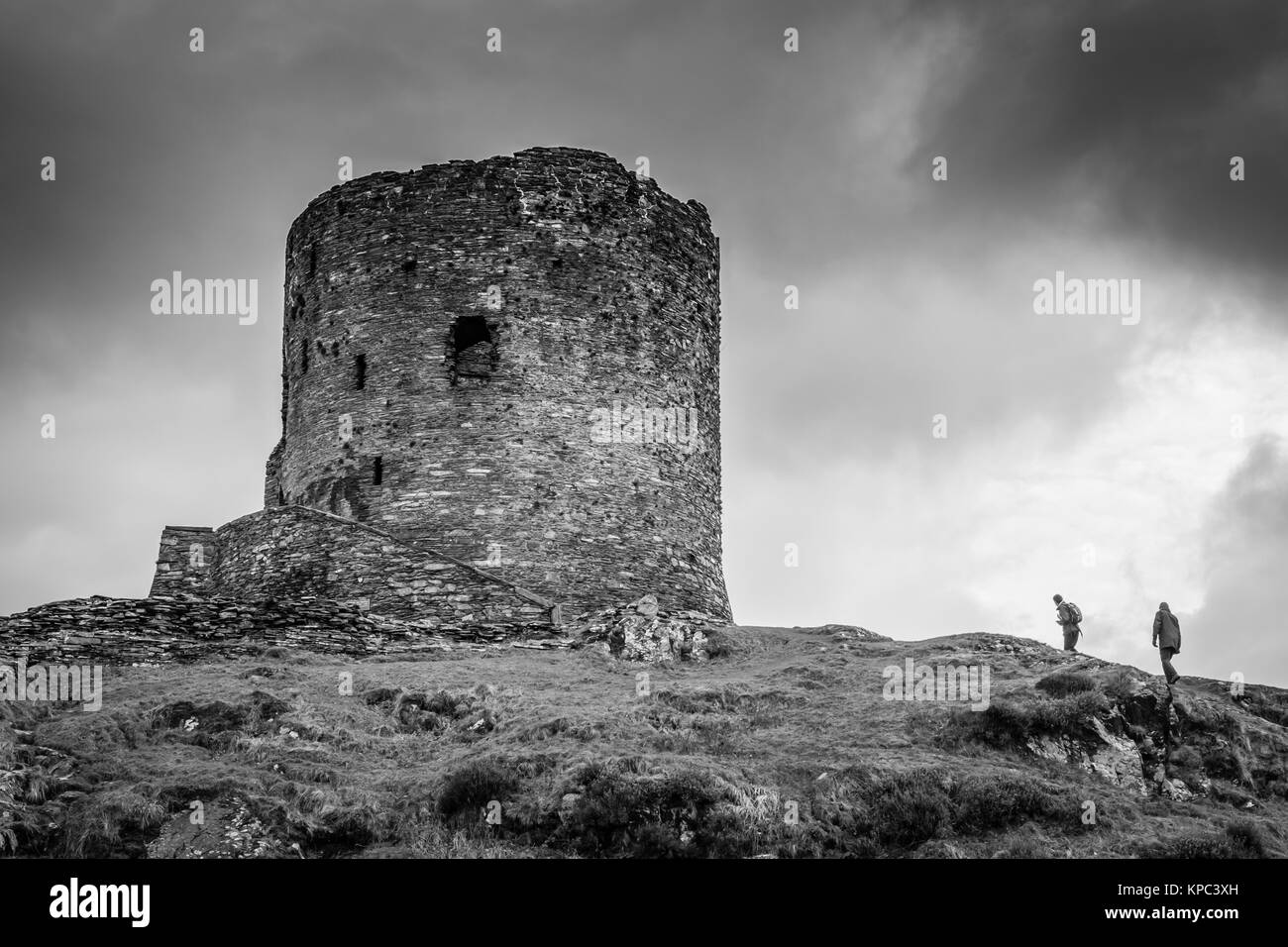 Dolbadarn Castle Sited At The Base Of Llanberis Pass Gwynedd