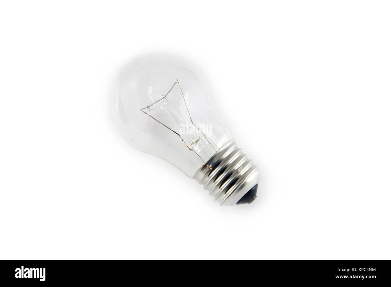 led light bulb isolated on white background Stock Photo - Alamy