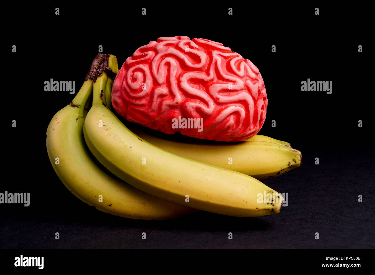 Feeding the Brain with Healthy Food for Energy Stock Photo - Alamy