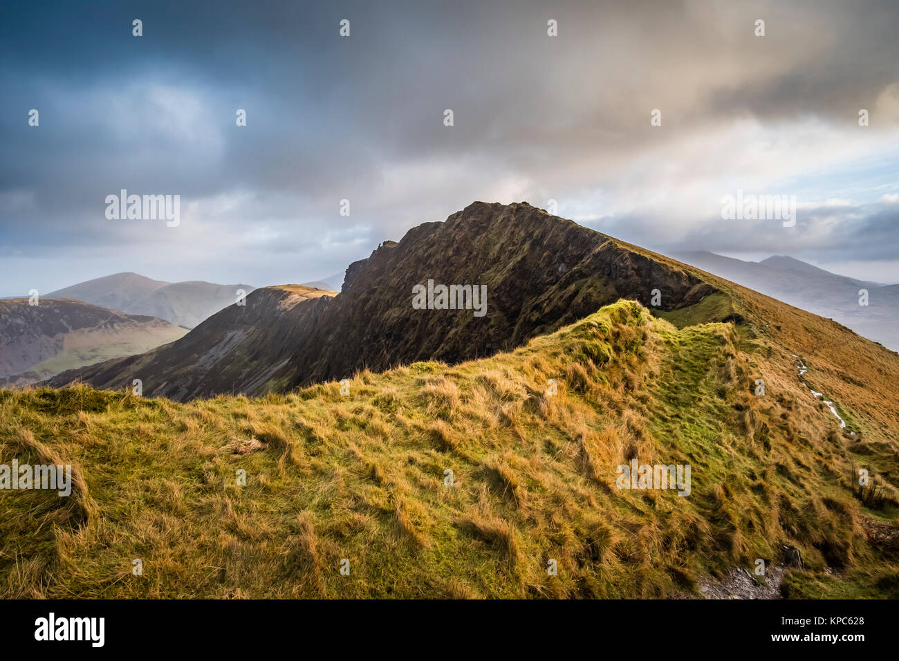 The Nantlle Ridge Mountain Range, Snowdonia National Park, Wales, UK ...