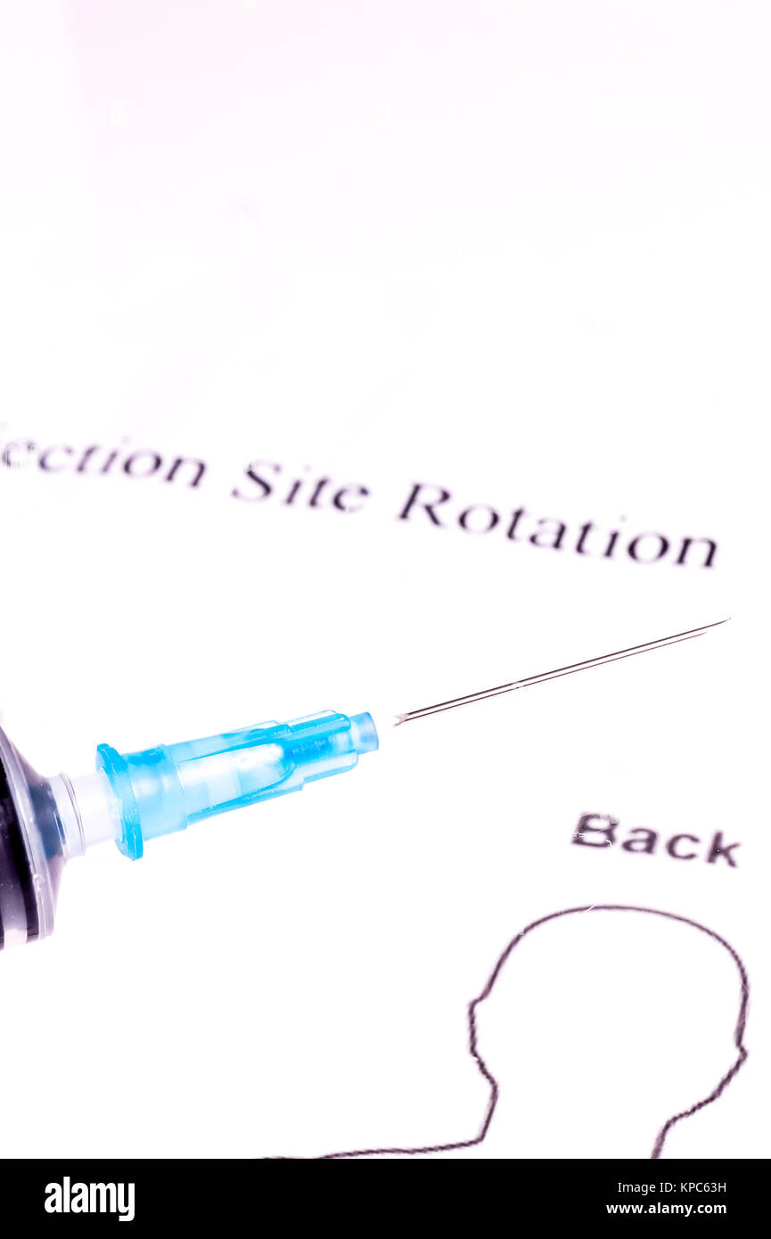 Insulin injection rotation hi-res stock photography and images - Alamy