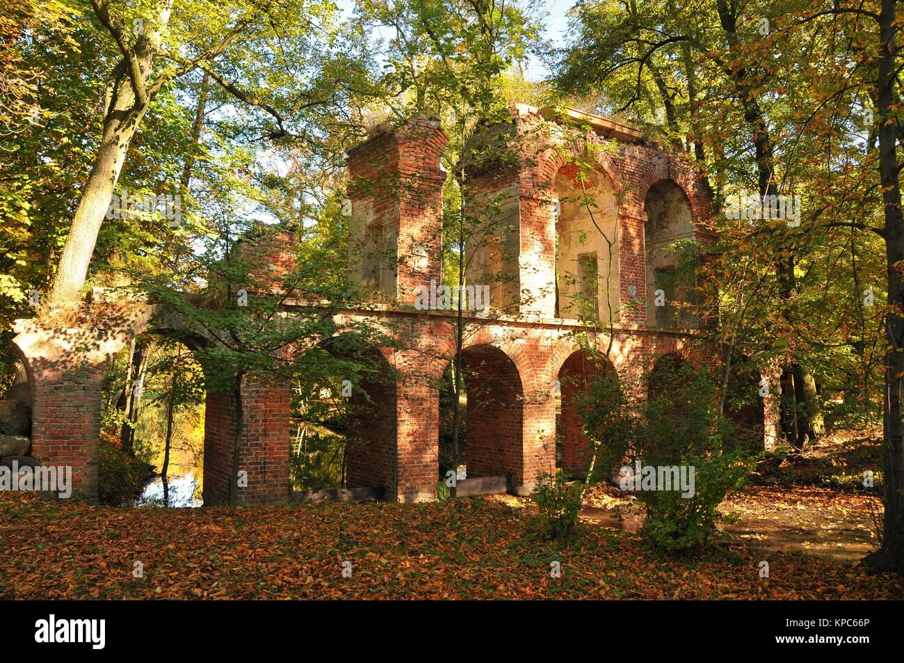 English Garden Park set up by Helena Radziwiłł in 1779 in Arkadia ...