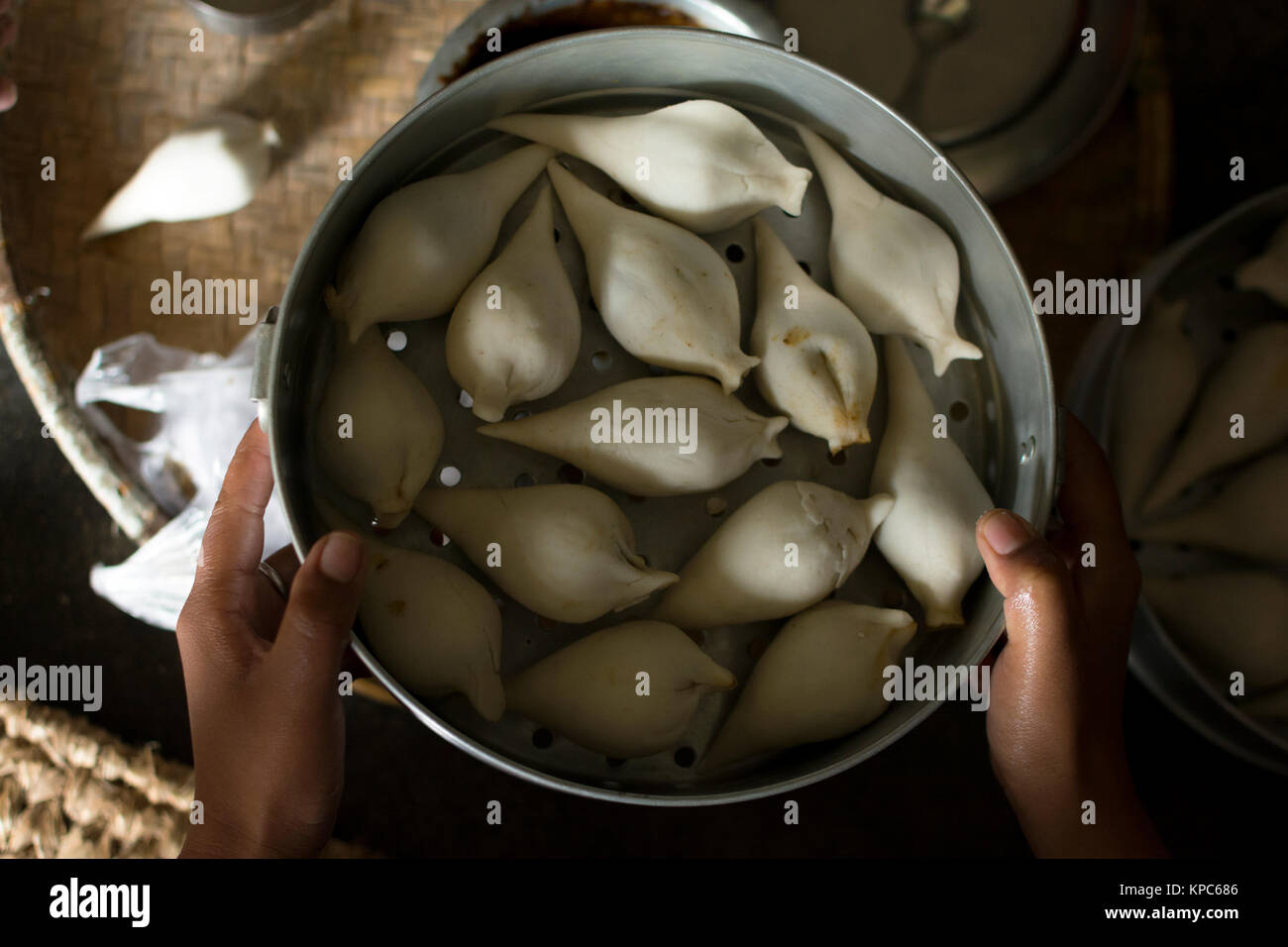 Yomari - Traditional Nepali Newari food Stock Photo - Alamy