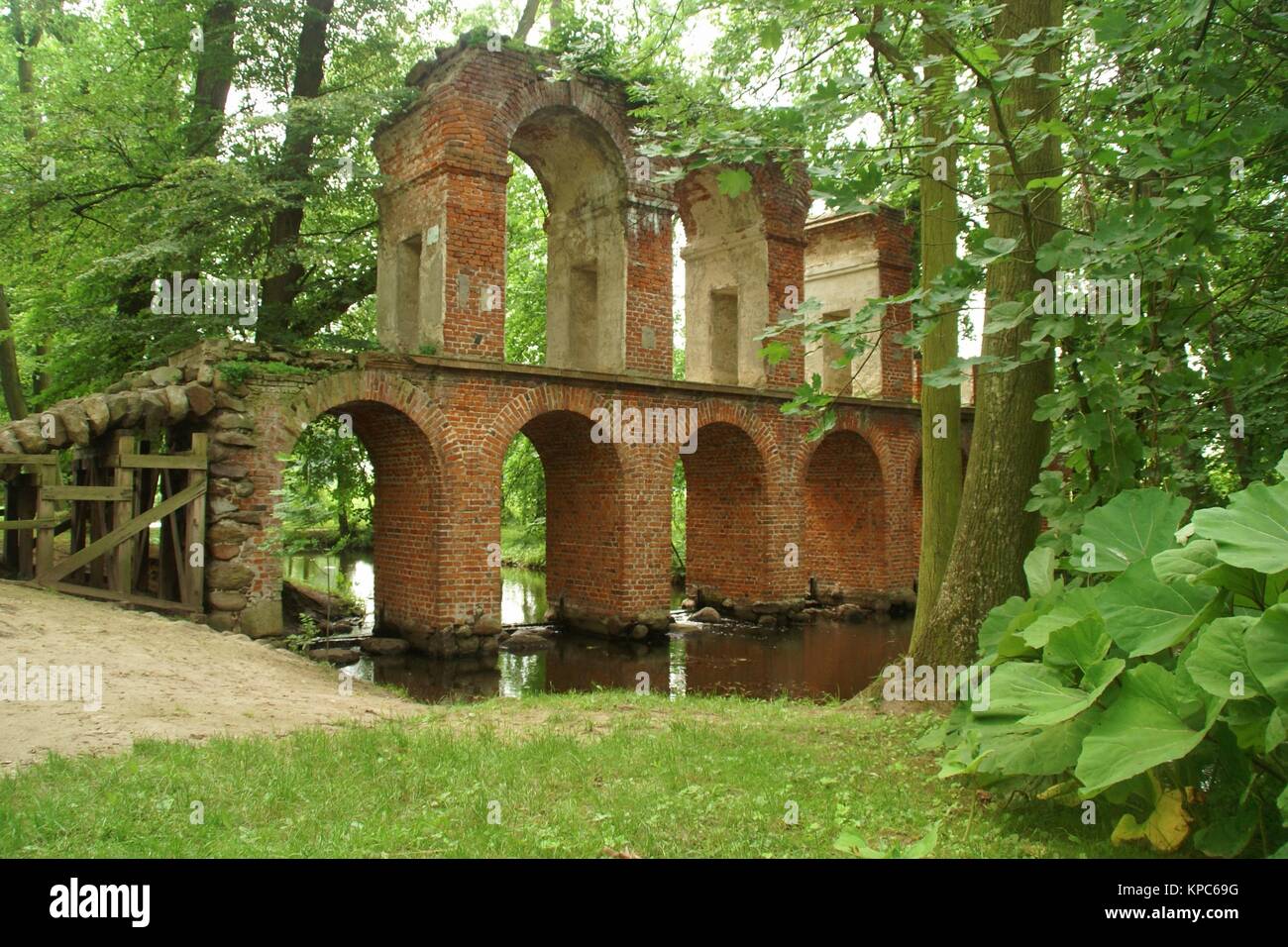 English Garden Park set up by Helena Radziwiłł in 1779 in Arkadia ...