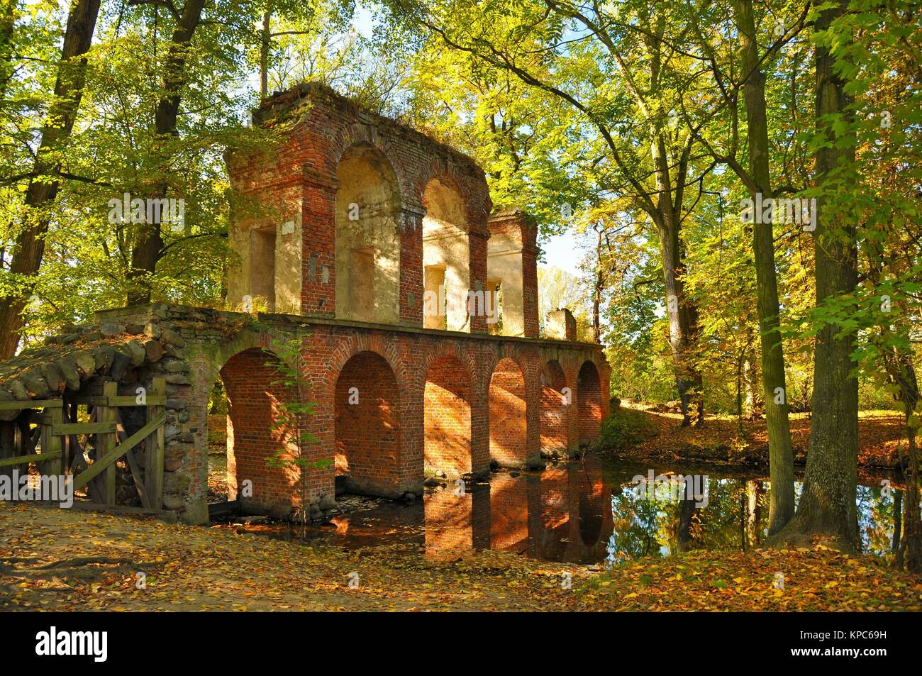 English Garden Park set up by Helena Radziwiłł in 1779 in Arkadia ...