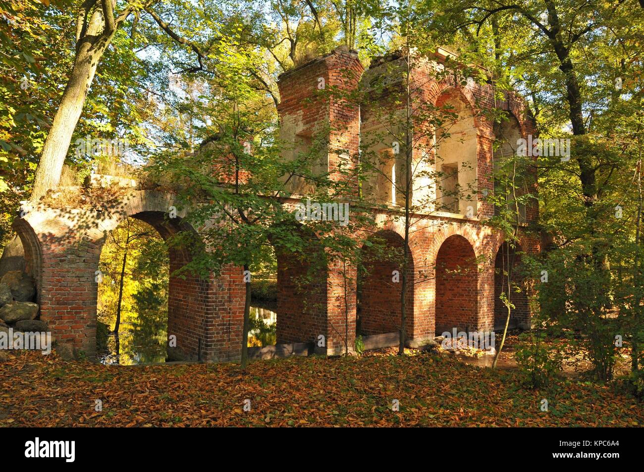 English Garden Park set up by Helena Radziwiłł in 1779 in Arkadia ...