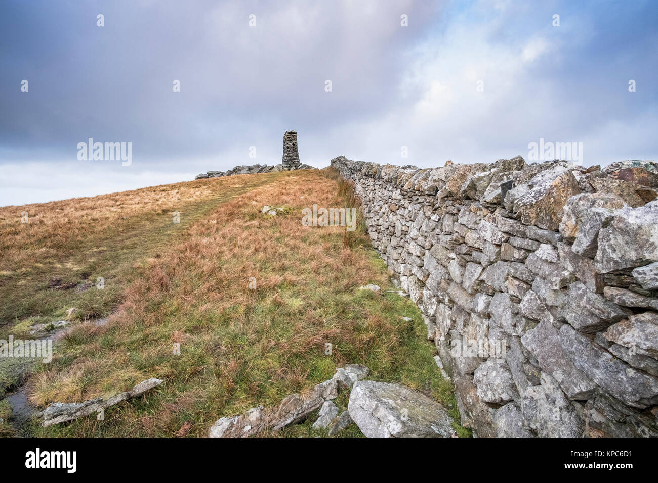Mynydd Tal-y-Mignedd on The Nantlle Ridge Mountain Range, Snowdonia ...