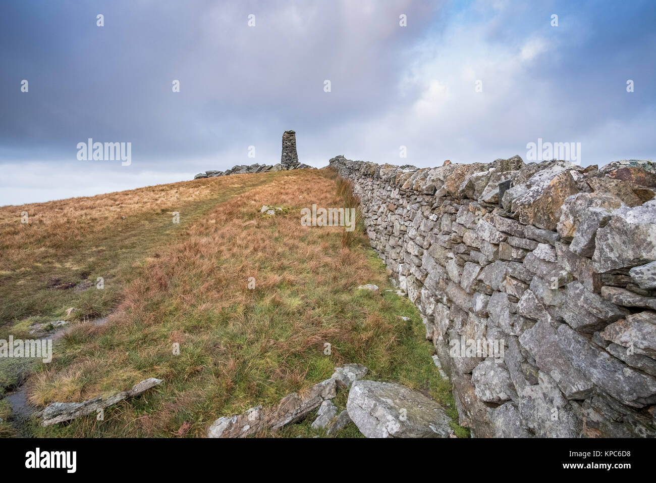 Mynydd Tal-y-Mignedd on The Nantlle Ridge Mountain Range, Snowdonia ...