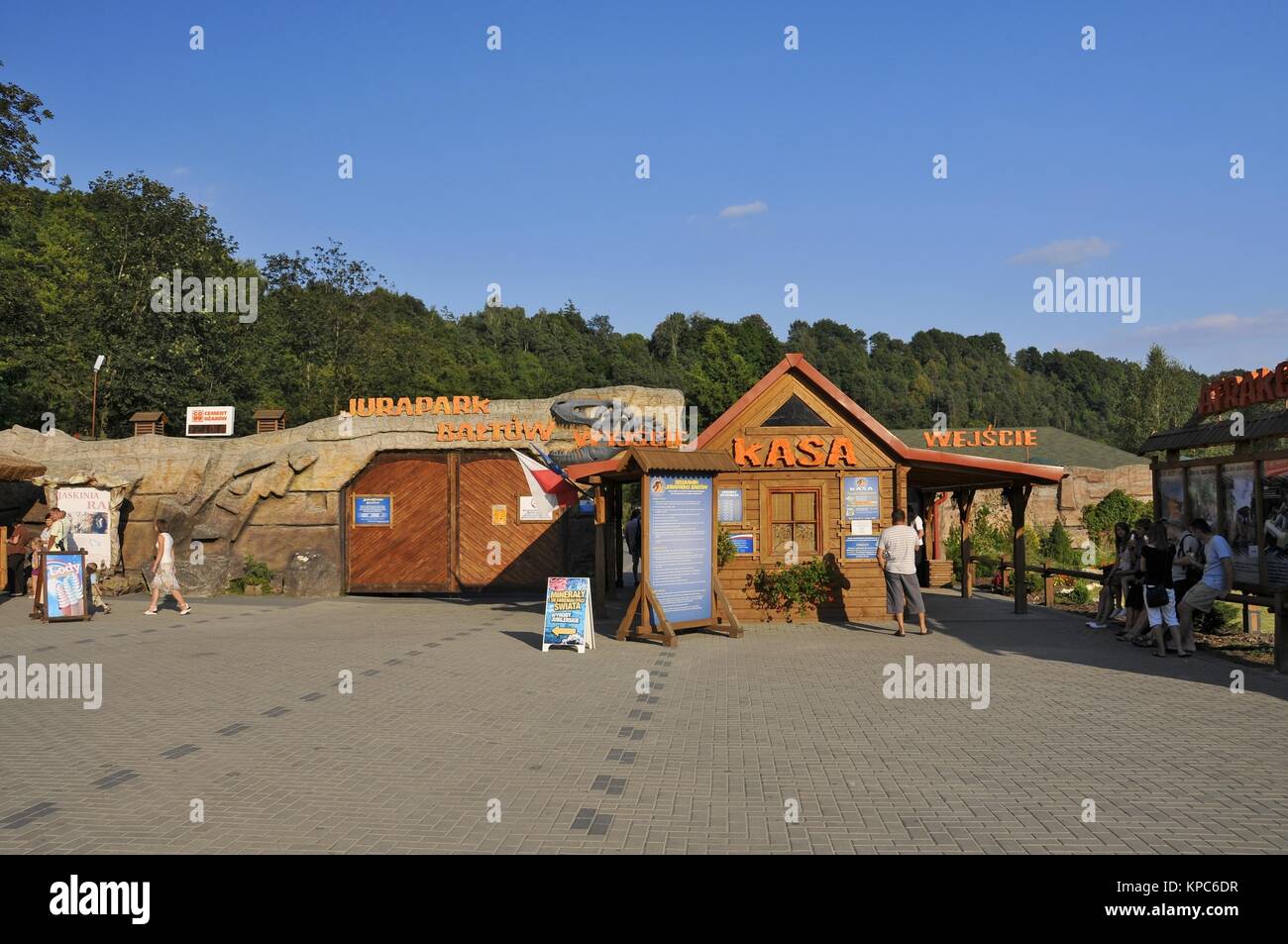 Jurassic Park in Baltow, Swietokrzyskie Voivodeship, Poland Stock Photo ...