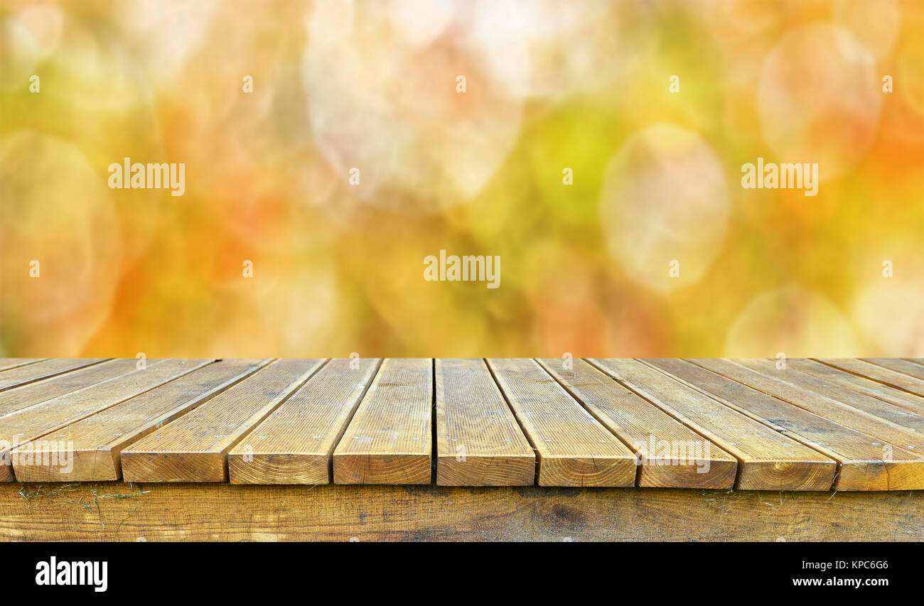 empty table for display montages Stock Photo - Alamy