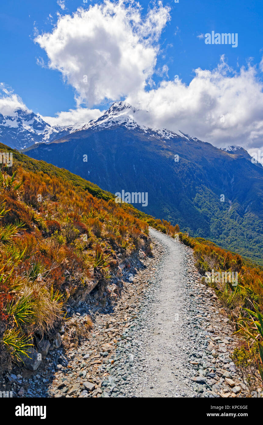 Alpine Trail into the Highlands Stock Photo - Alamy