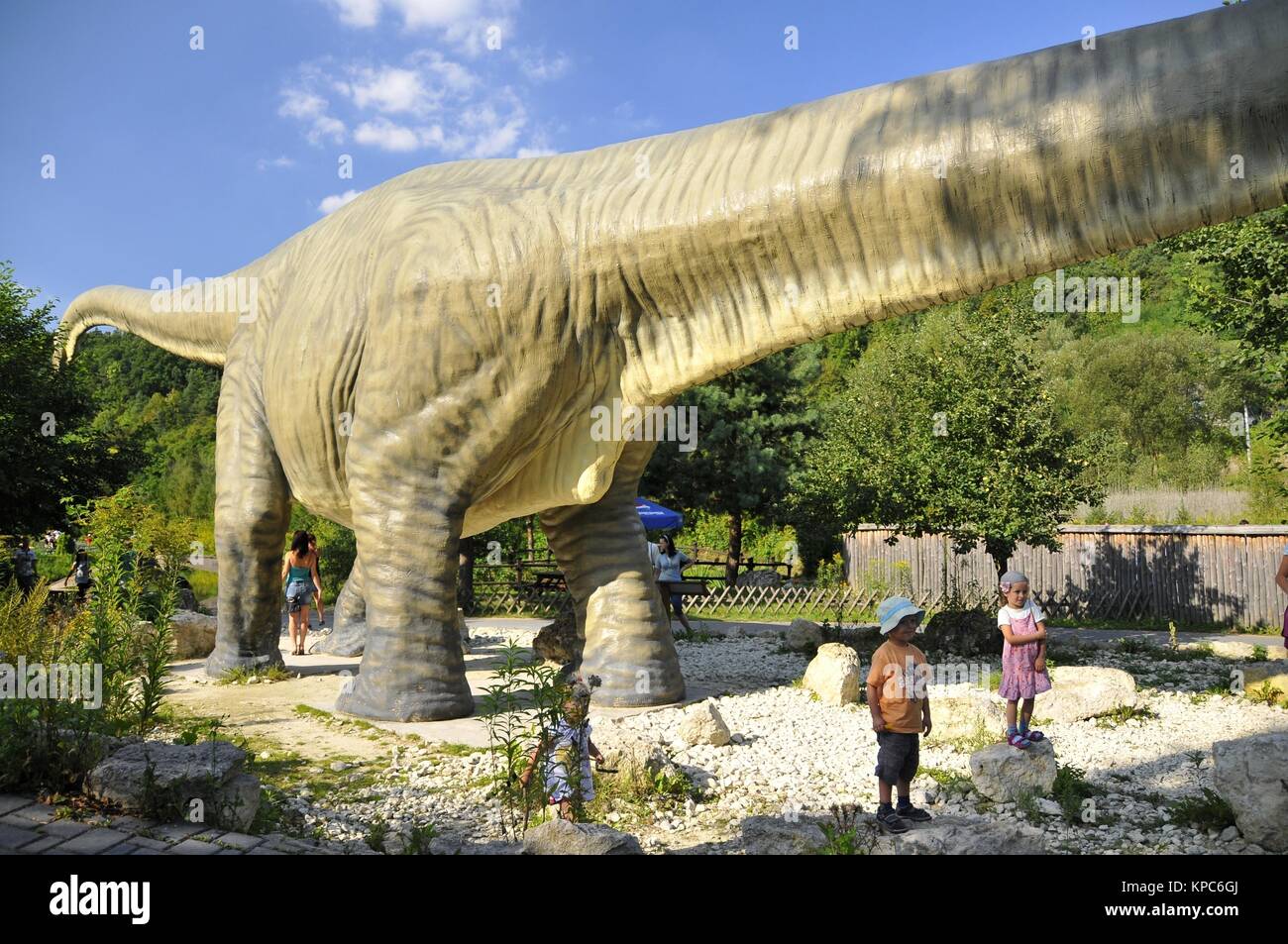 Jurassic Park in Baltow, Swietokrzyskie Voivodeship, Poland Stock Photo ...