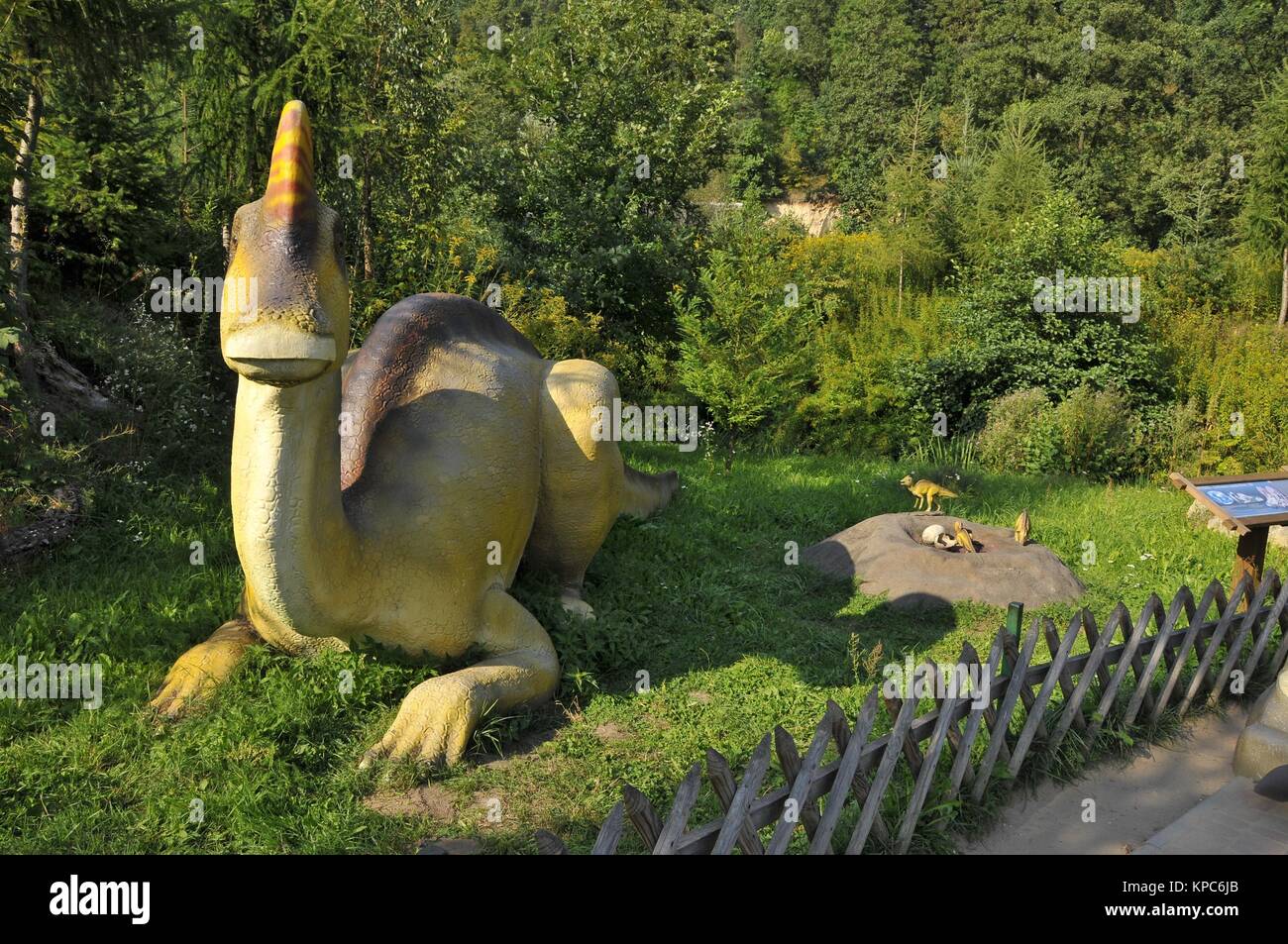 Jurassic Park in Baltow, Swietokrzyskie Voivodeship, Poland Stock Photo ...