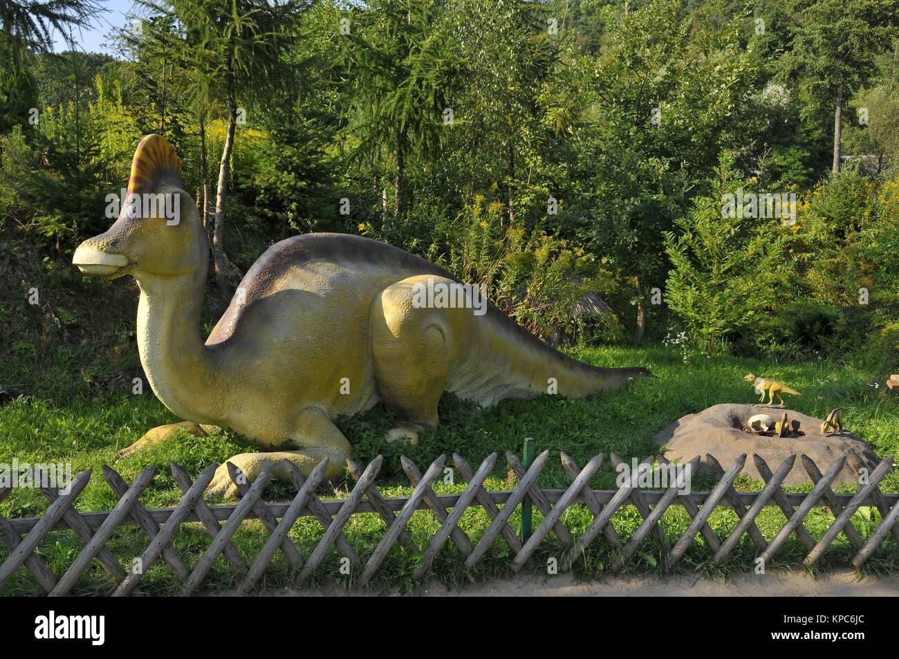 Jurassic Park in Baltow, Swietokrzyskie Voivodeship, Poland Stock Photo ...