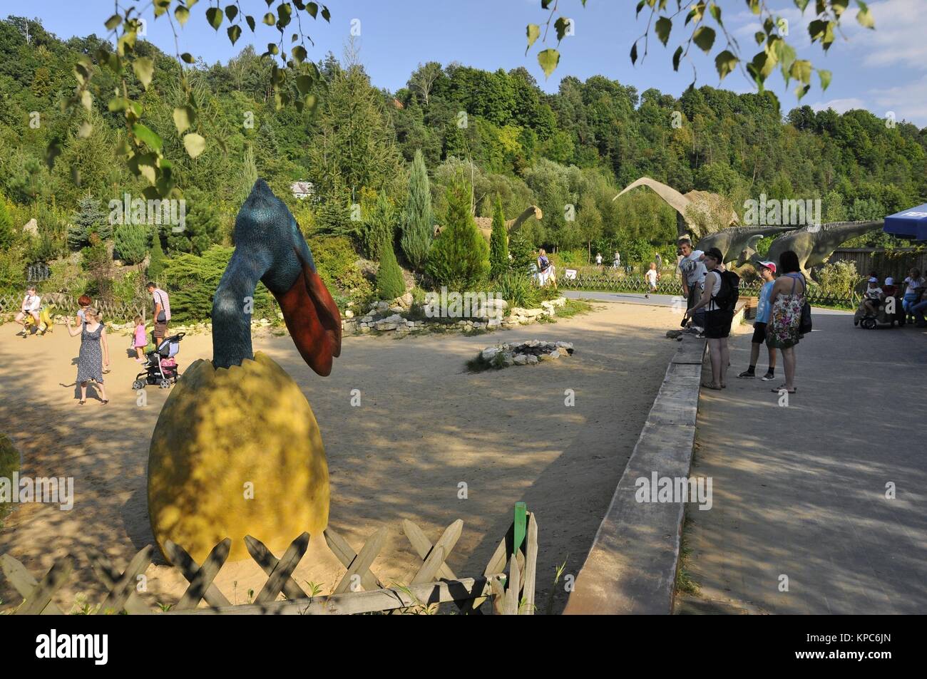 Jurassic Park in Baltow, Swietokrzyskie Voivodeship, Poland Stock Photo ...