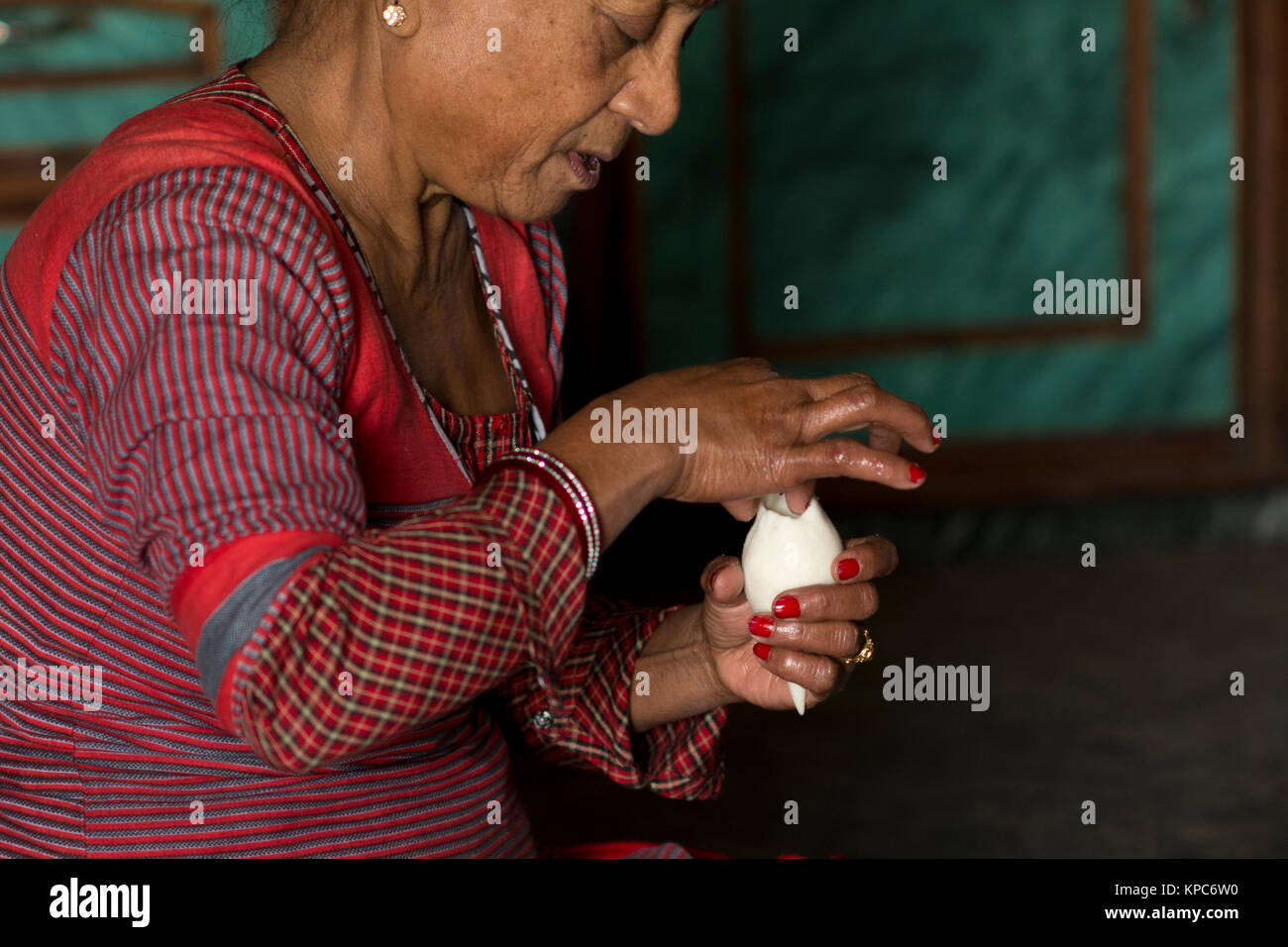 Yomari - Traditional Nepali Newari food Stock Photo - Alamy