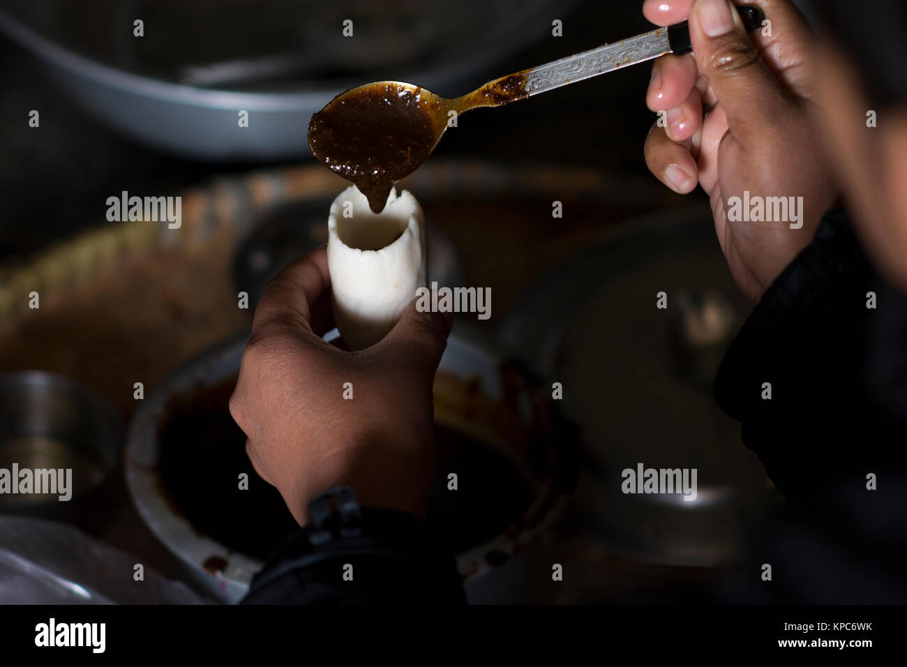 Yomari - Traditional Nepali Newari food Stock Photo - Alamy