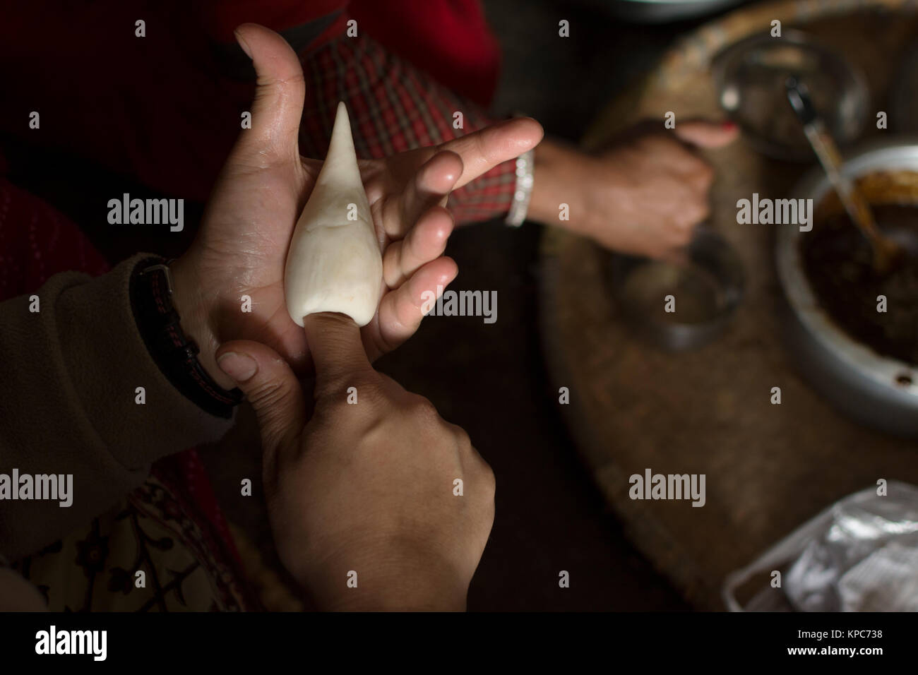 Yomari - Traditional Nepali Newari food Stock Photo - Alamy