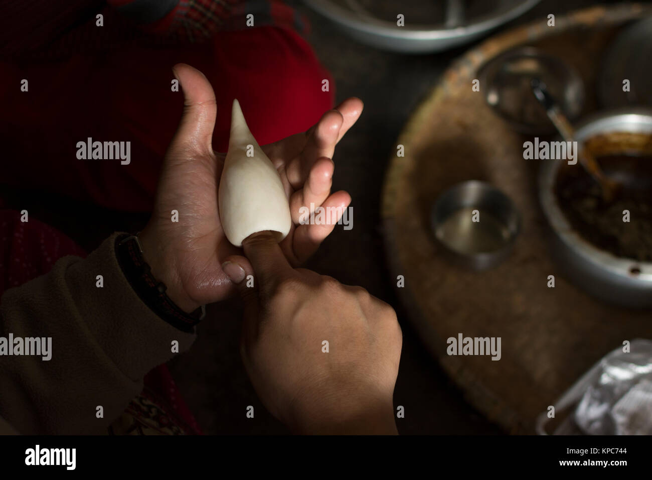 Yomari - Traditional Nepali Newari food Stock Photo - Alamy