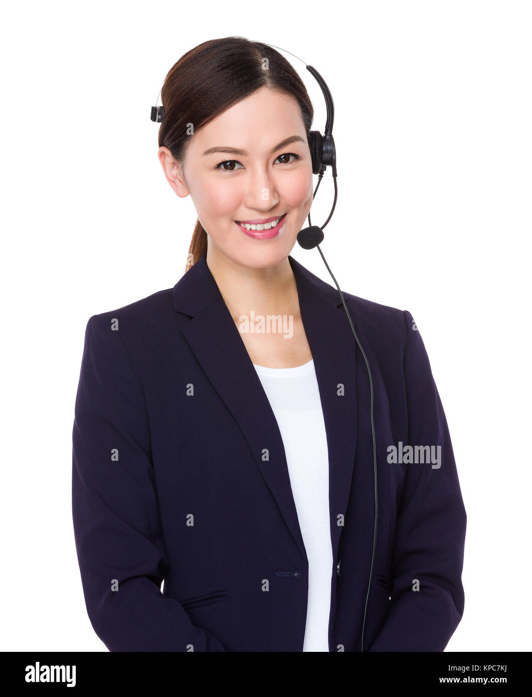 Customer services officer Stock Photo - Alamy