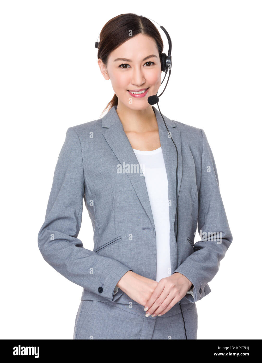 Customer services officer Stock Photo - Alamy
