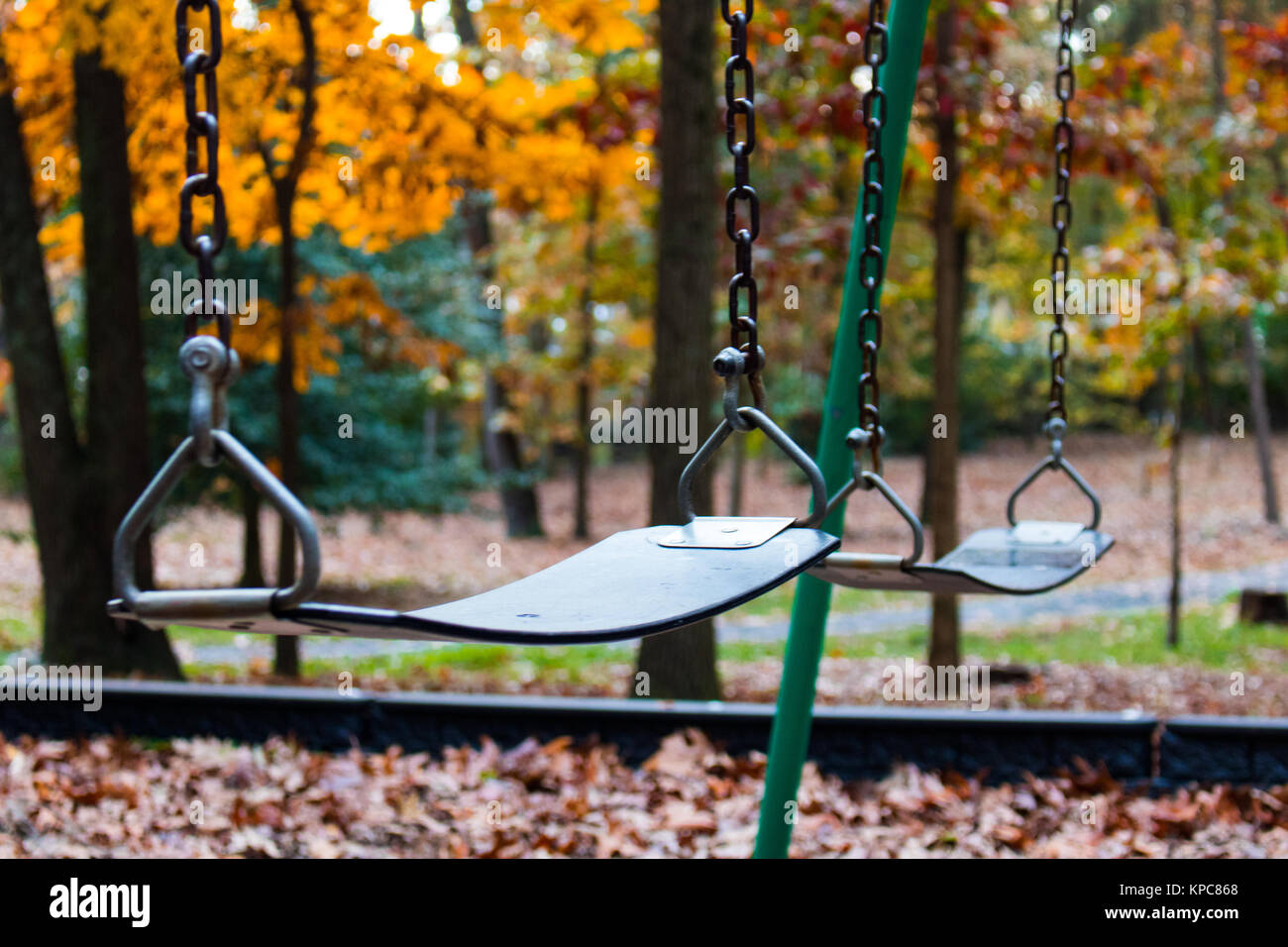 Swinging into Fall Stock Photo - Alamy