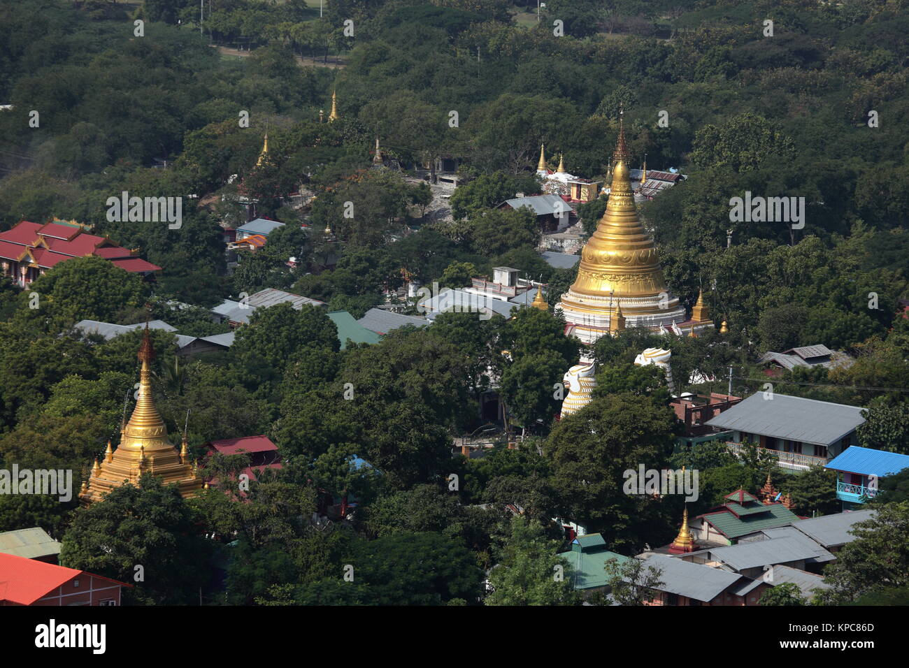 Buddhist monasteries and temples in Mandaley,Myanmar Stock Photo - Alamy