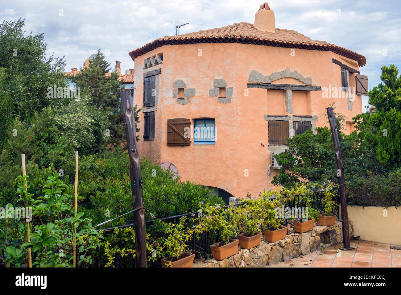 Houses at Porto Cervo, moorish style, luxury destination at Costa ...
