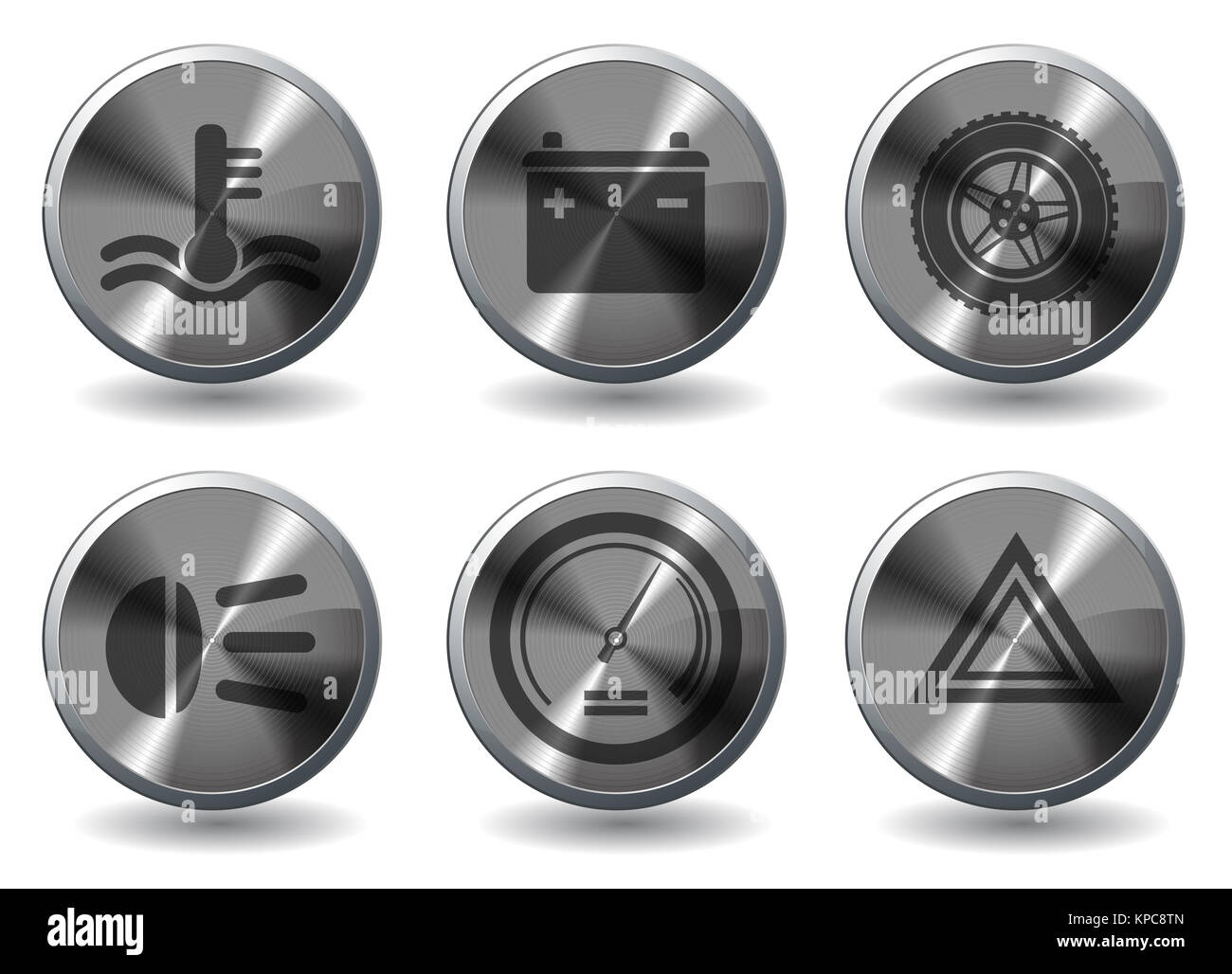 Car interface icons set Stock Photo - Alamy