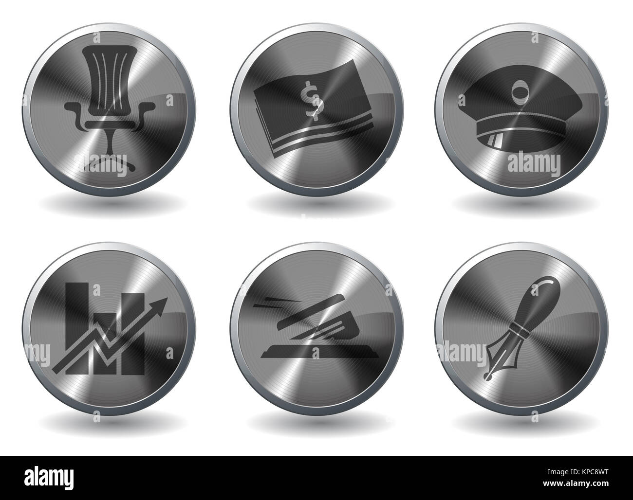 Finance Icons set Stock Photo - Alamy