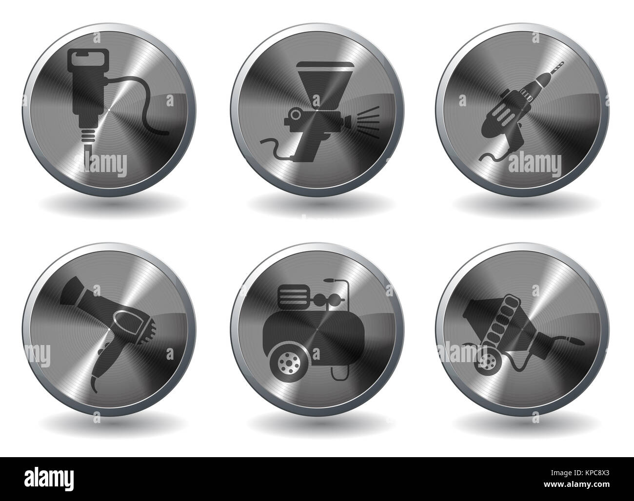 Building equipment icons set Stock Photo - Alamy