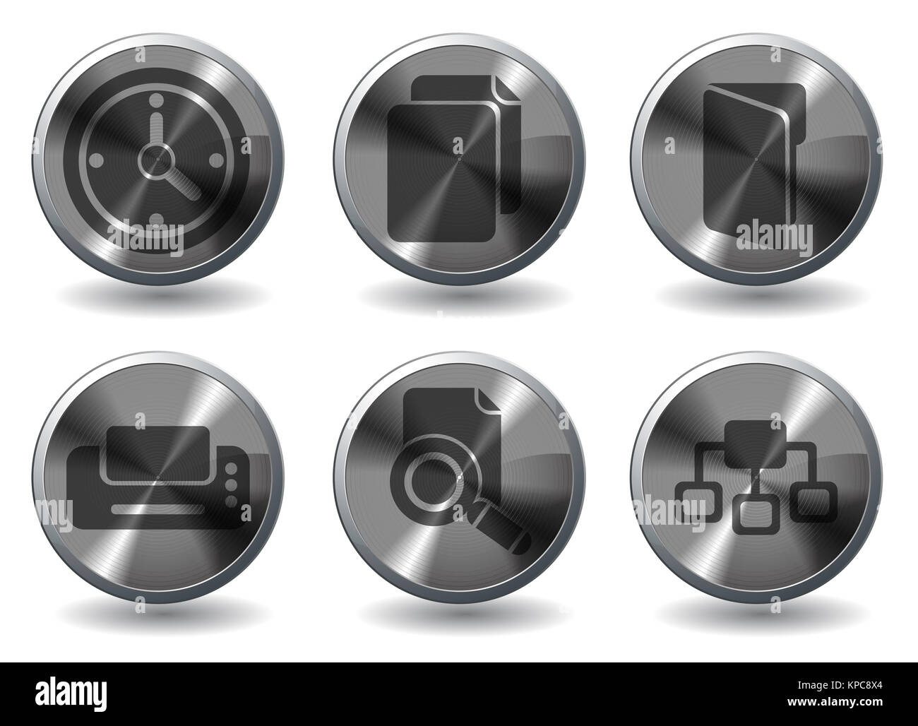 Business simple icons Stock Photo - Alamy