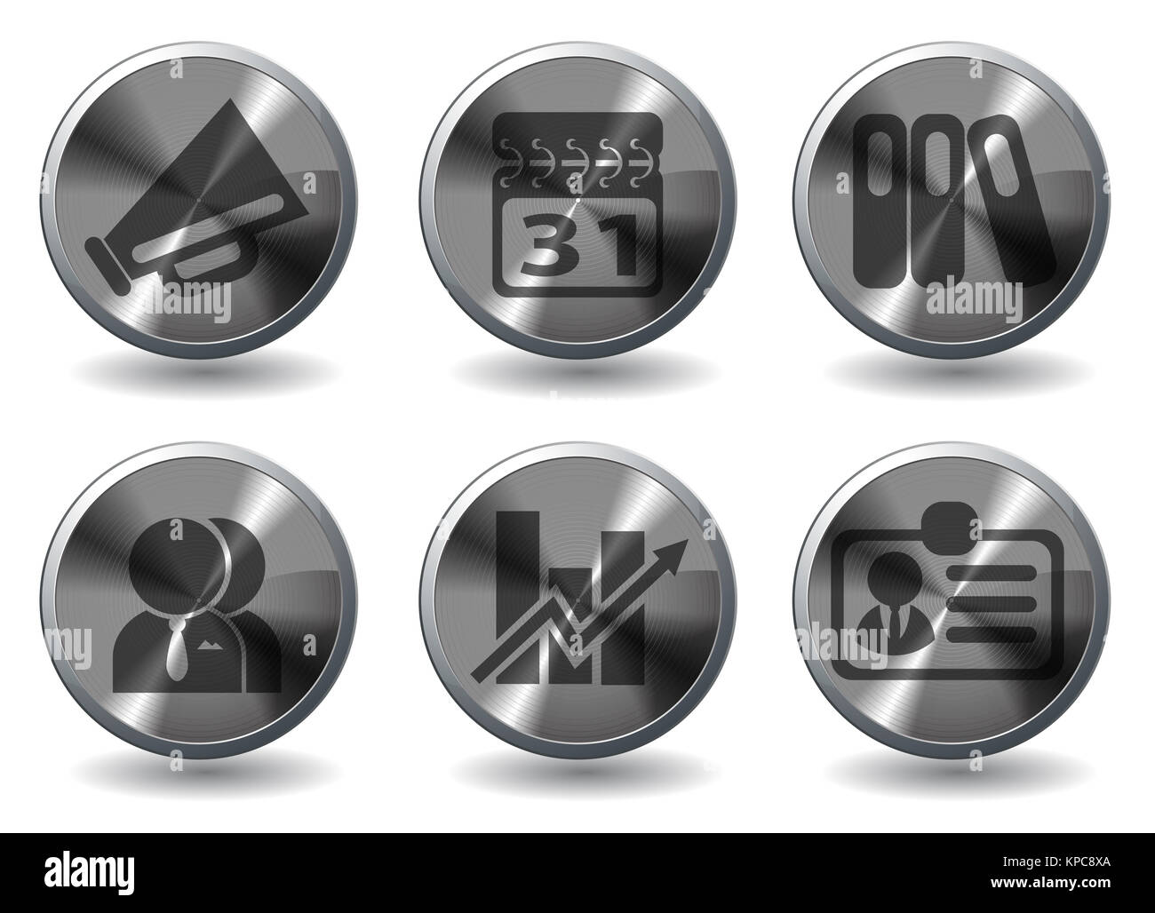 Business simple icons Stock Photo - Alamy