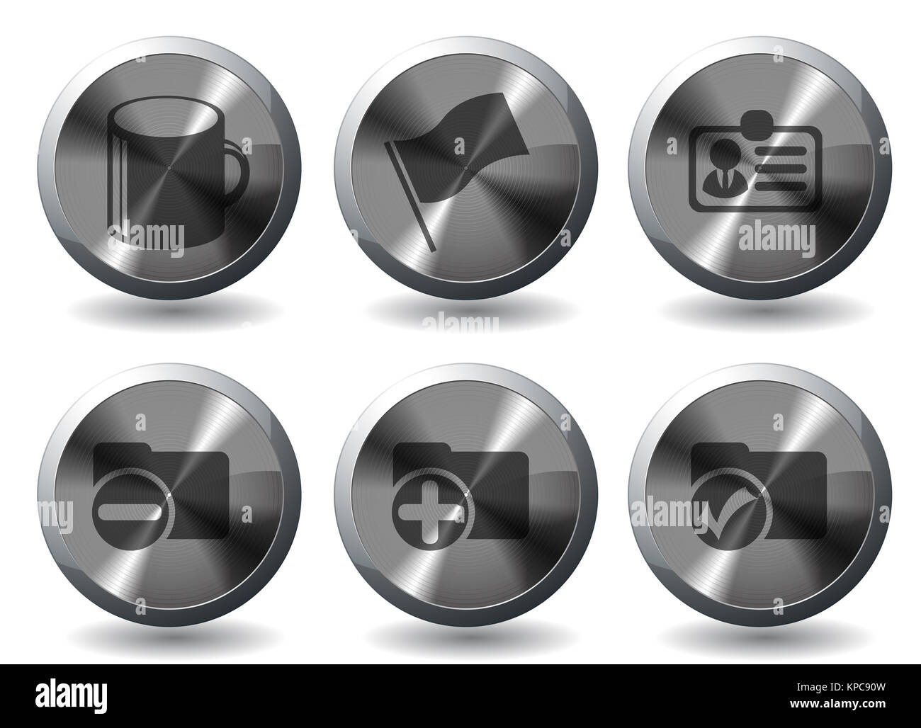 Office simply icons Stock Photo - Alamy