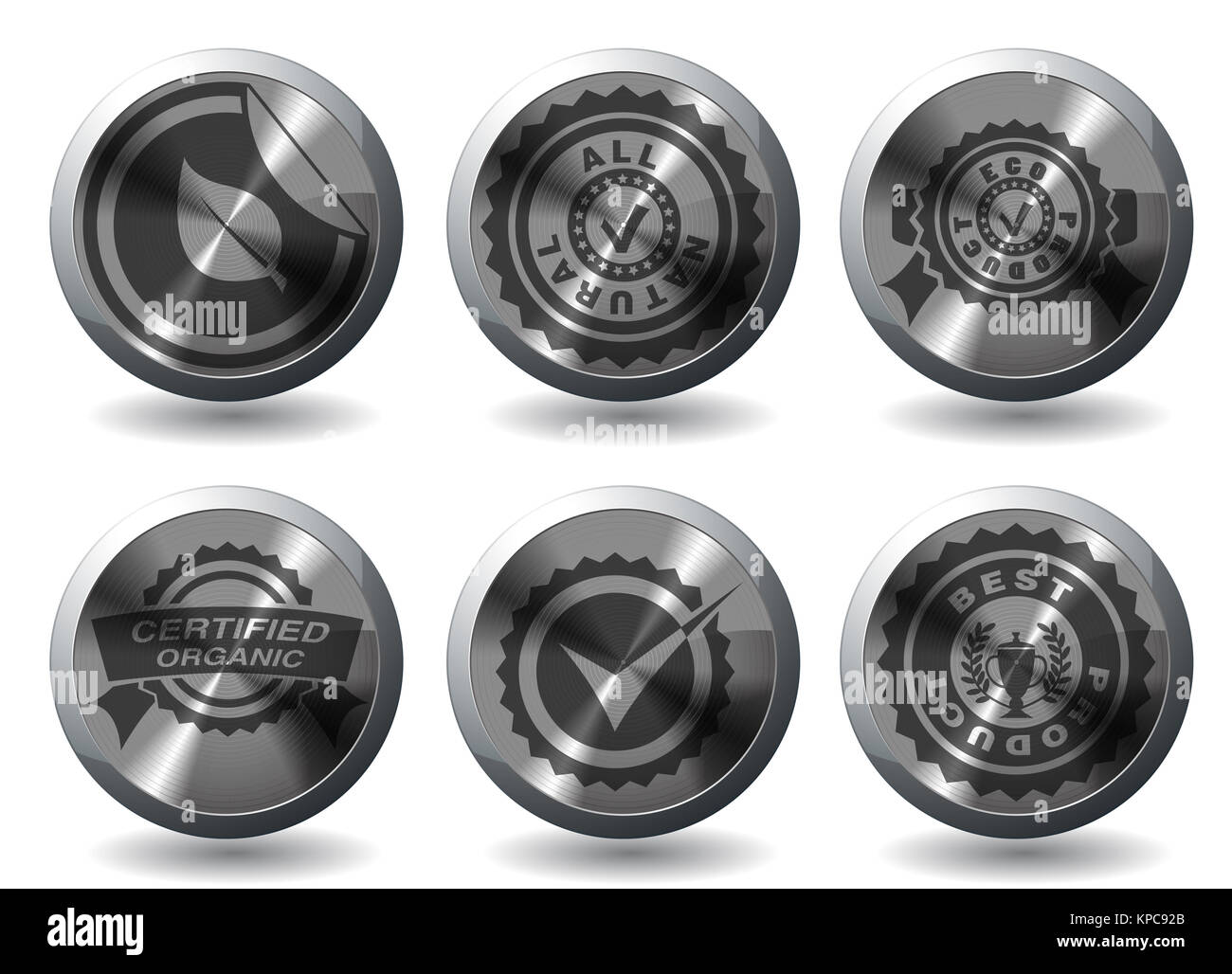 Seals icons set Stock Photo - Alamy