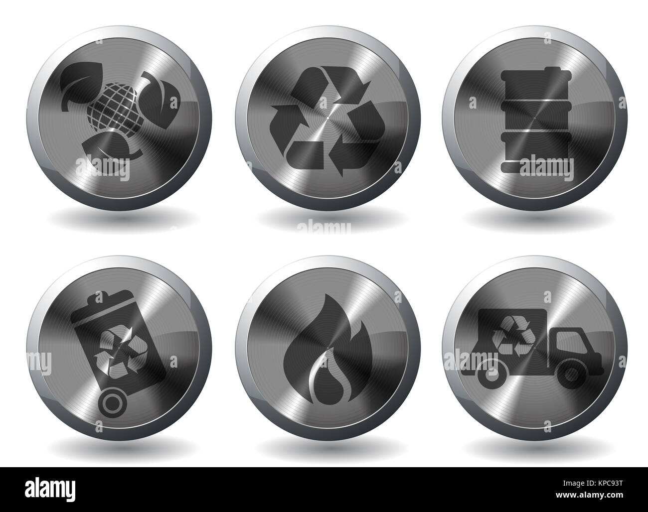 Recycle icons set Stock Photo - Alamy